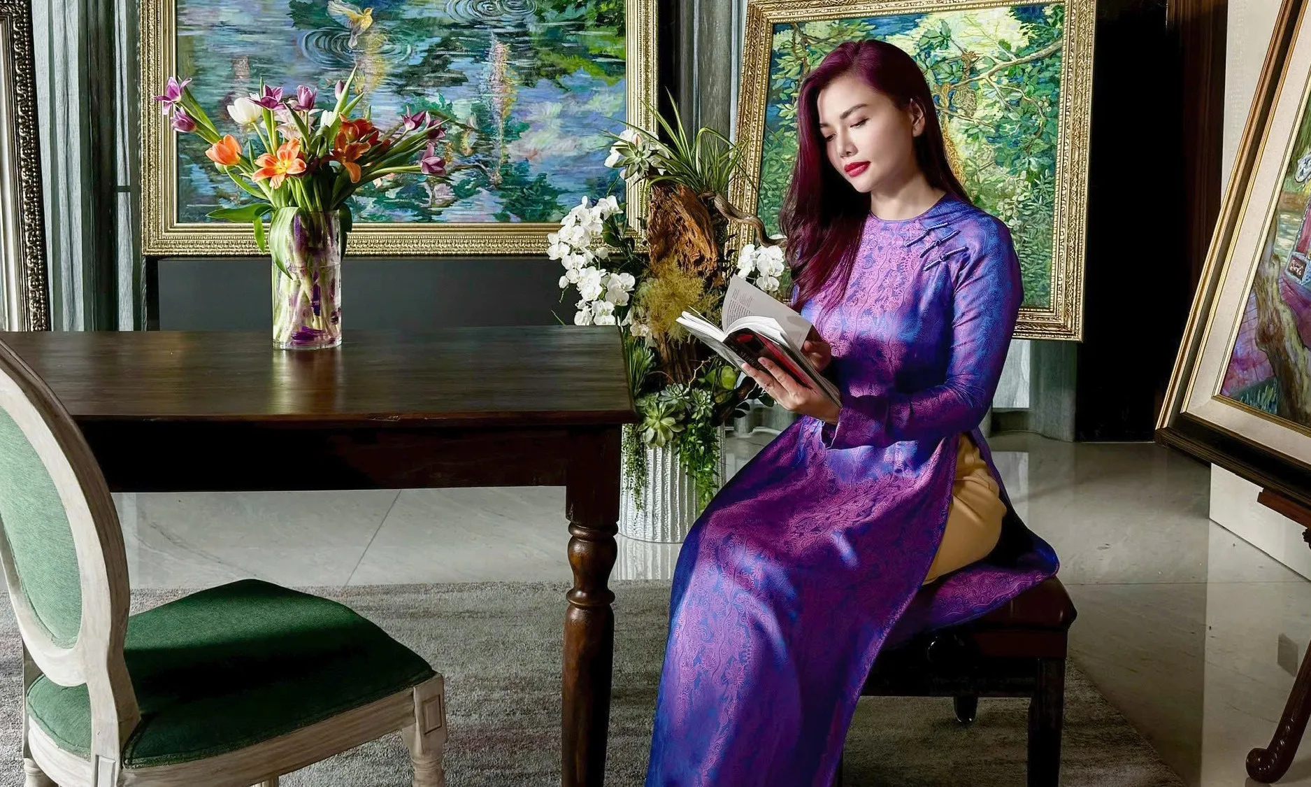 Họa sĩ Lê Trang, đại diện duy nhất của Việt Nam tham gia 3 triển lãm ...