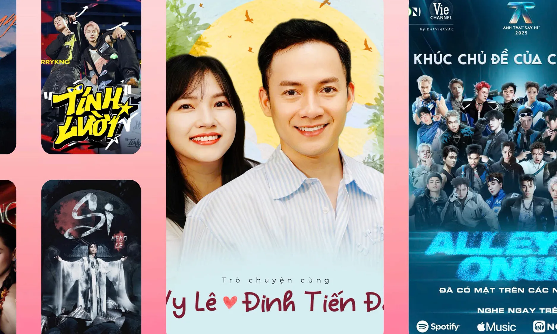 Trò chuyện cùng căp đôi Đinh Tiến Đạt - Vy Lê; "Say Hi" và "Chông gai ...